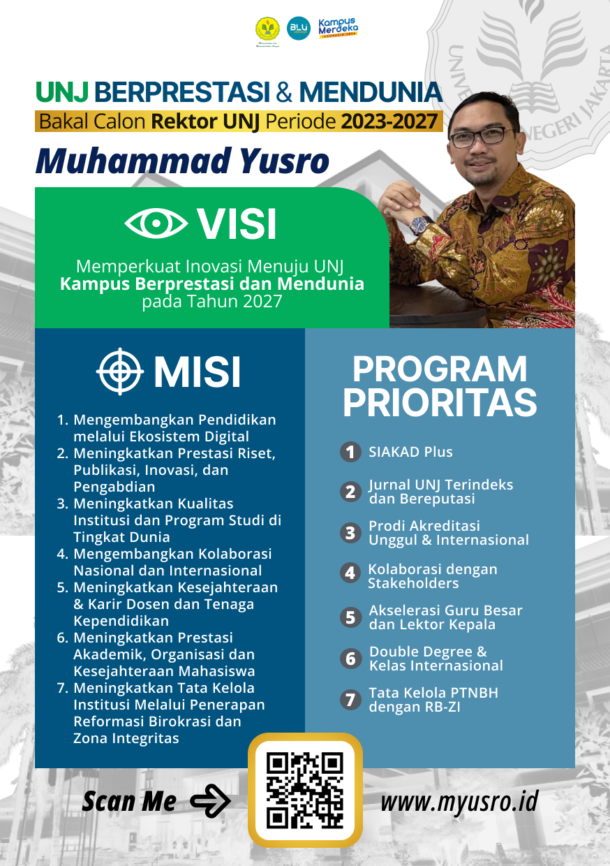 PAPARAN LENGKAP BALON REKTOR M YUSRO – MUHAMMAD YUSRO